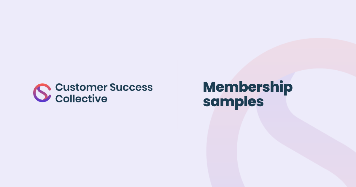 Peek inside our membership plans | Customer Success Collective