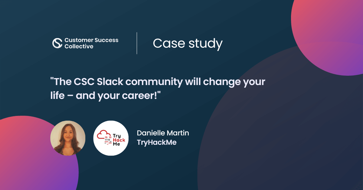 "The CSC Slack community will change your career!" | TryHackMe