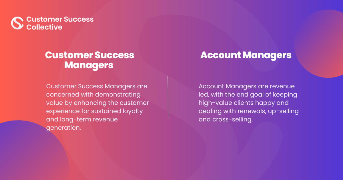 Customer Success Managers vs. Account Managers